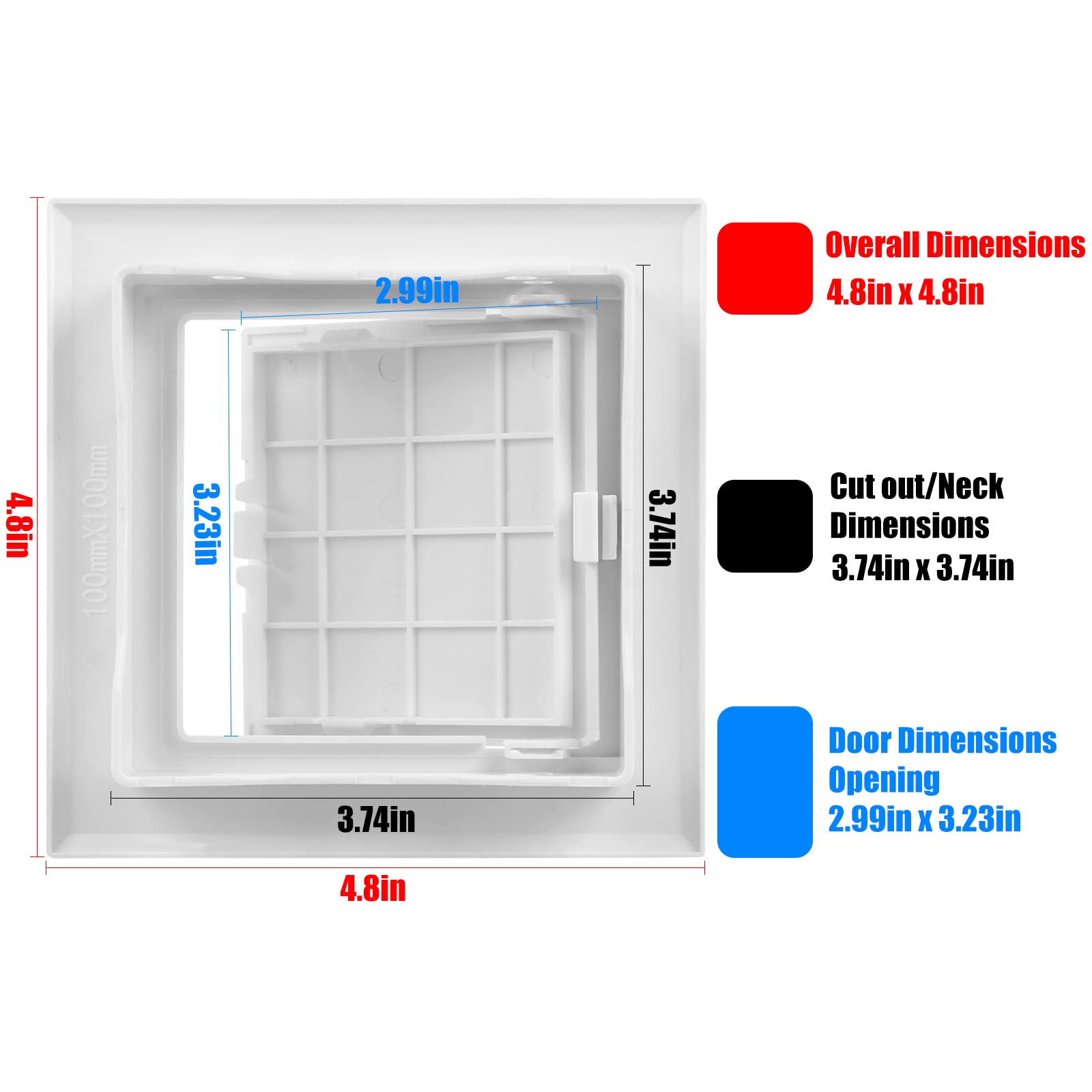 Access Panel Drywall KitchenRaku Access Panel - Paintable Drywall ...