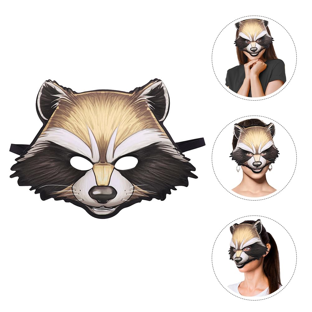 Raccoon Mask Face Paint Raccoon Mask, Raccoon Costume Etsy