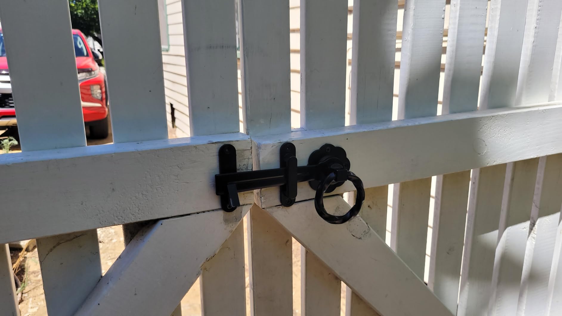 Romak 64706 Gothic Ring Gate Latch, 175 mm Size, Black : Amazon.com.au ...