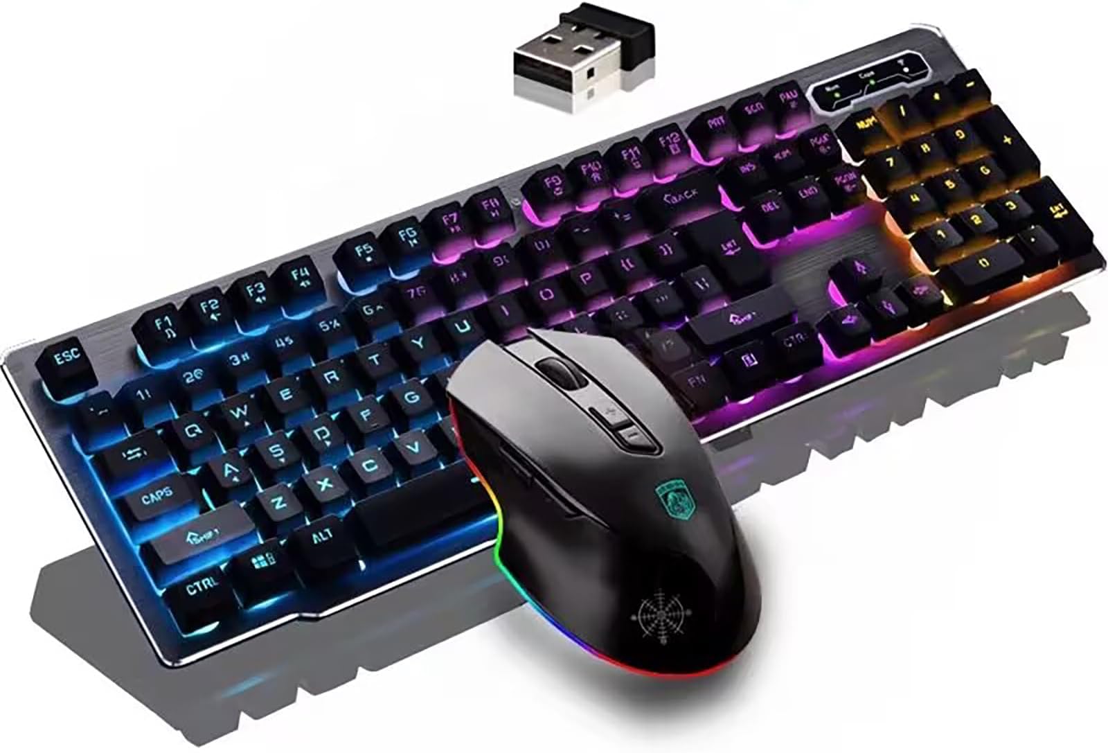 Amazon.com: MK500 Wireless Keyboard and Mouse Combo, Ergonomic Full ...