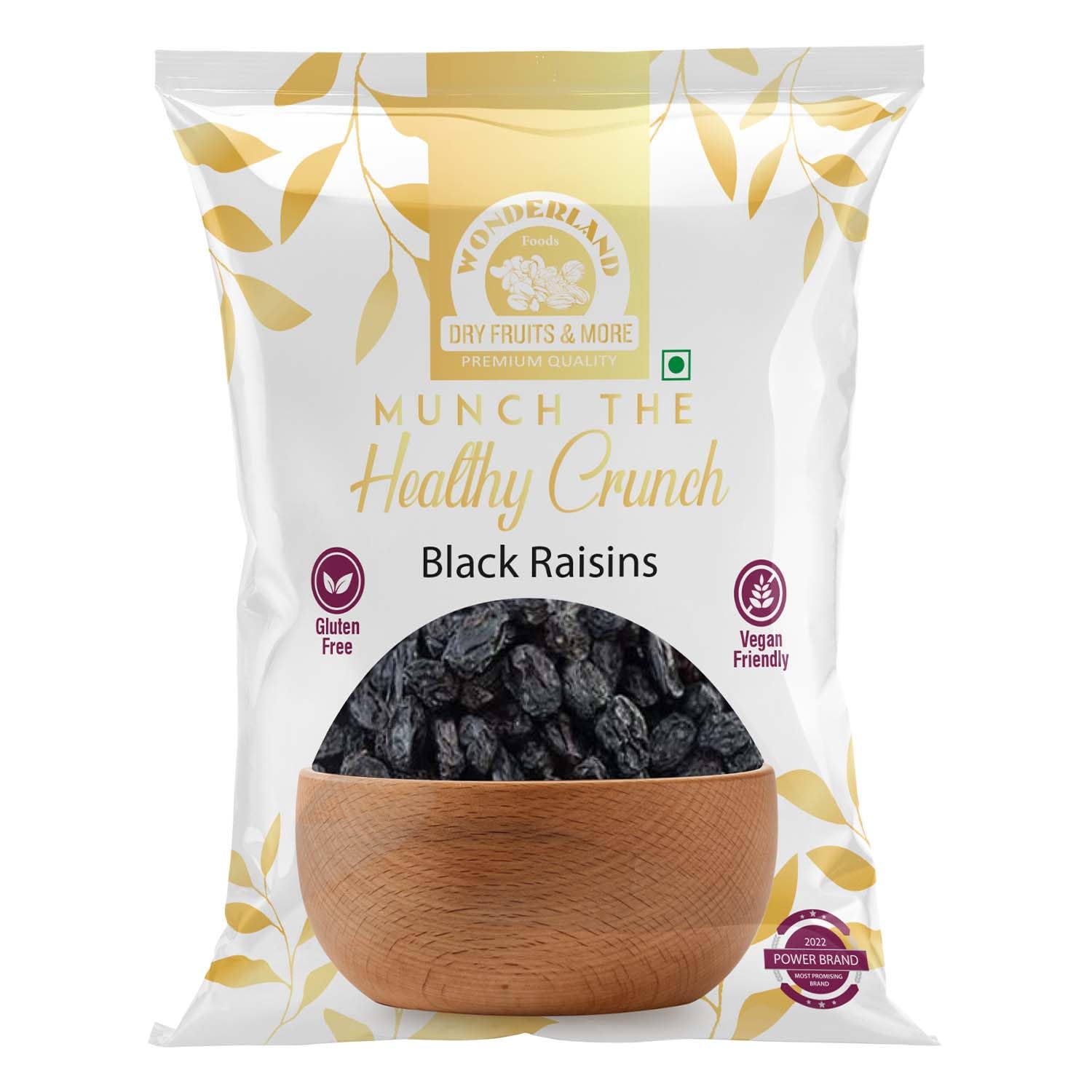 Buy WONDERLAND FOODS Seedless Black Raisin 250g Pouch | Kali Kishmish ...