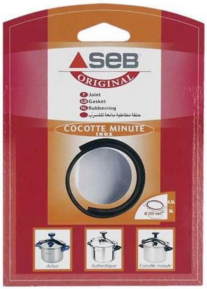 Seb 790136 Accessoires autocuiseurs Joint 4,5 / 6L Aluminium / Couleur ...