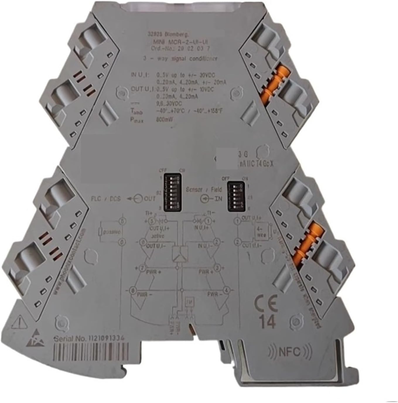 Amplificateur d'isolation galvanique MCR-2-UI-UI-2902037 Isolateur de ...