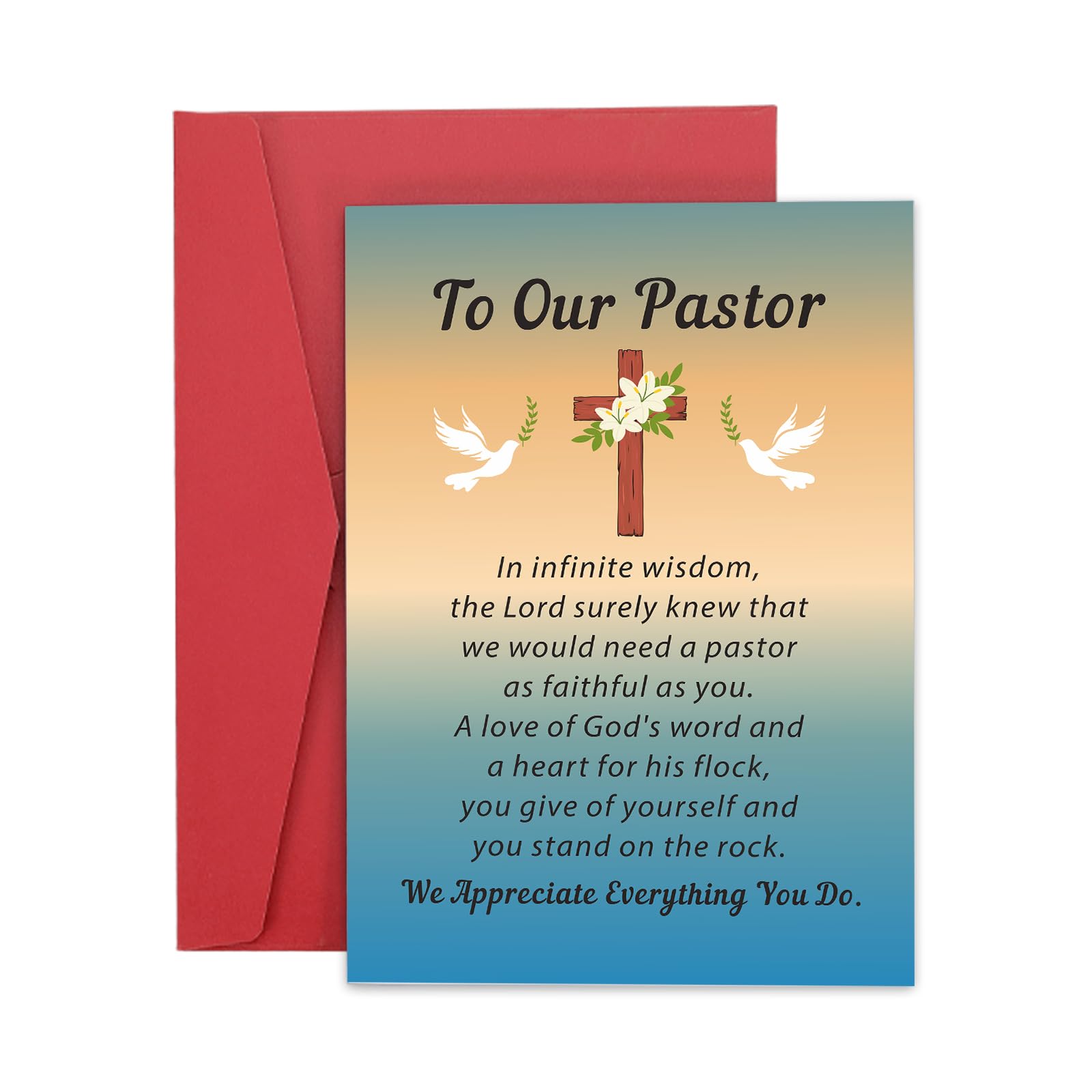 Thank You Notes For Pastor Appreciation Afterprints Pastor