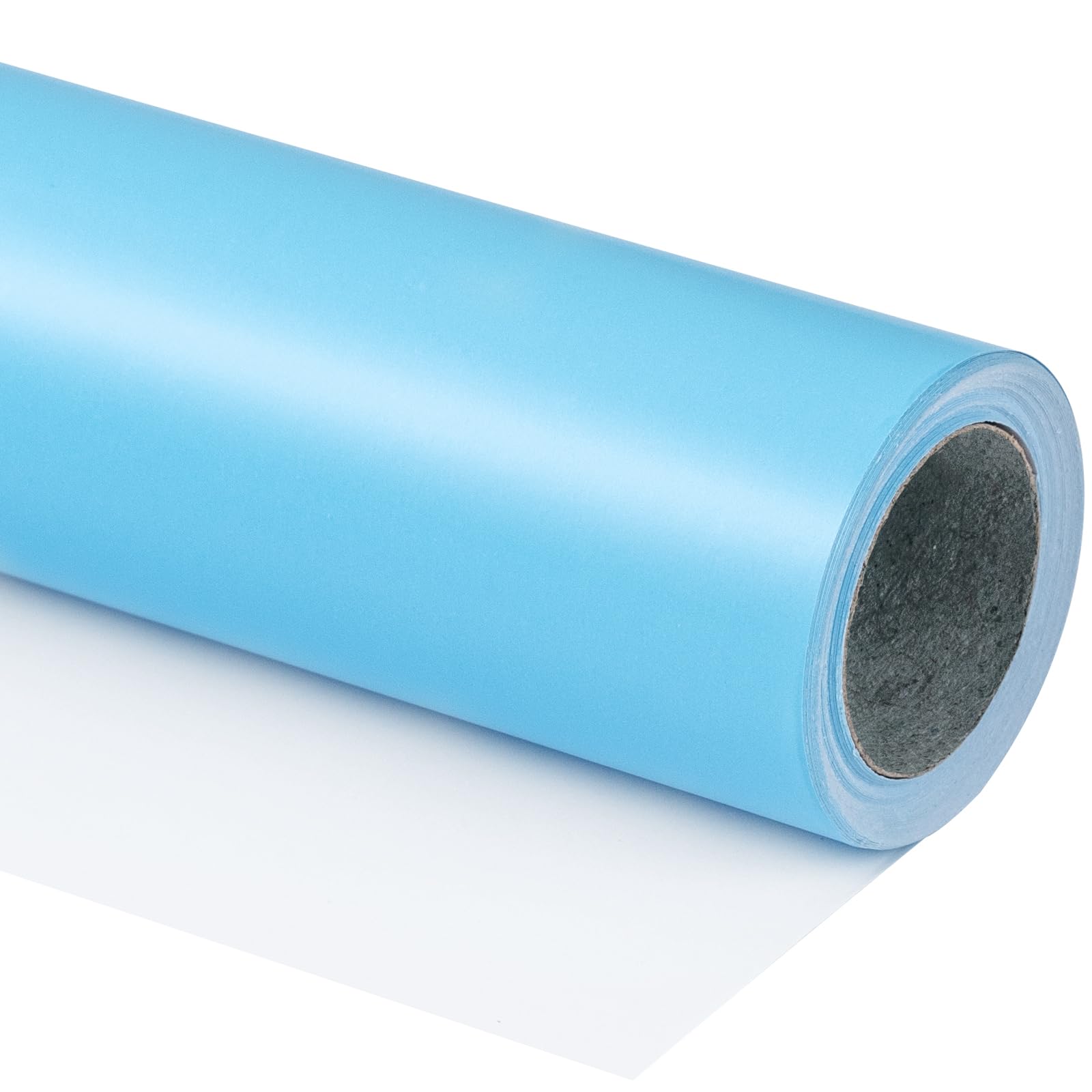 Snapklik.com : RUSPEPA Sky Blue Wrapping Paper Solid Color- Mini Roll ...