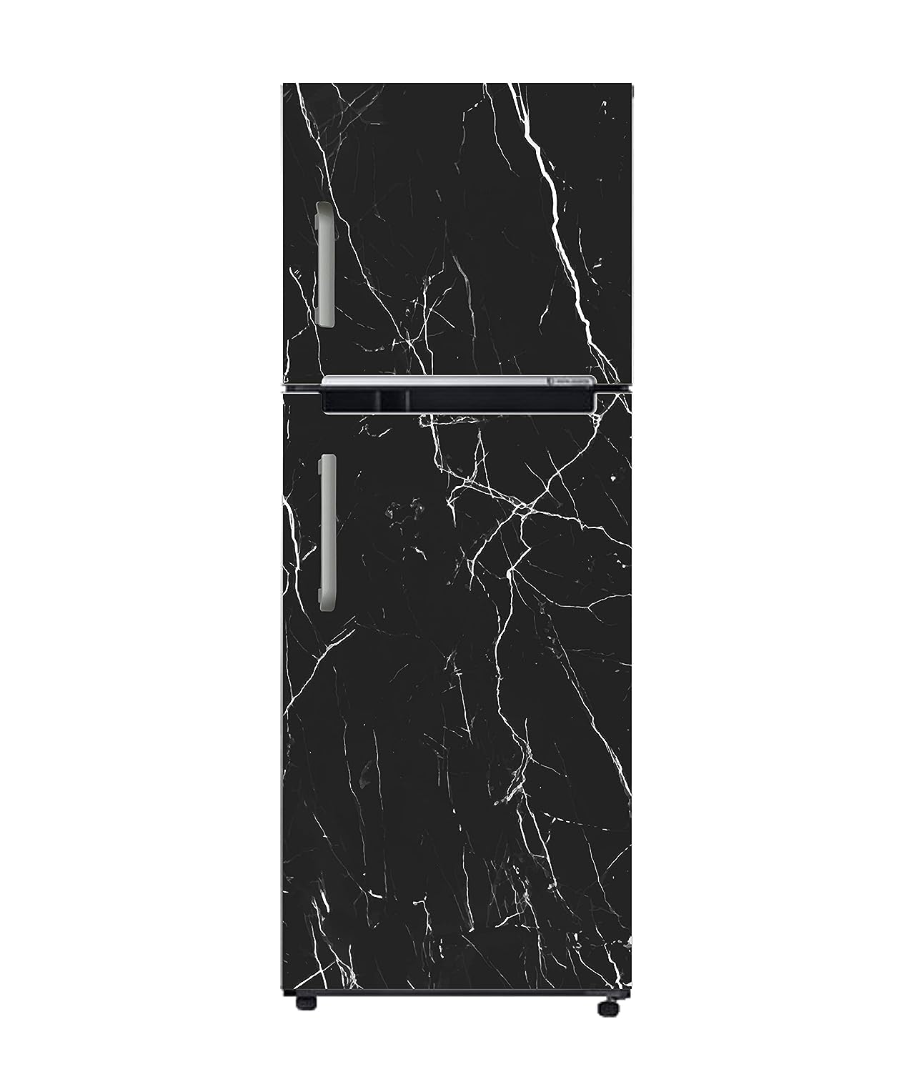 White Refrigerator Texture Gray White Marble Swirl Paint Texture