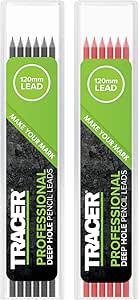 Amazon.com : Tracer Deep Hole Pencil Lead Refill Set – 12 Graphite & 12 ...