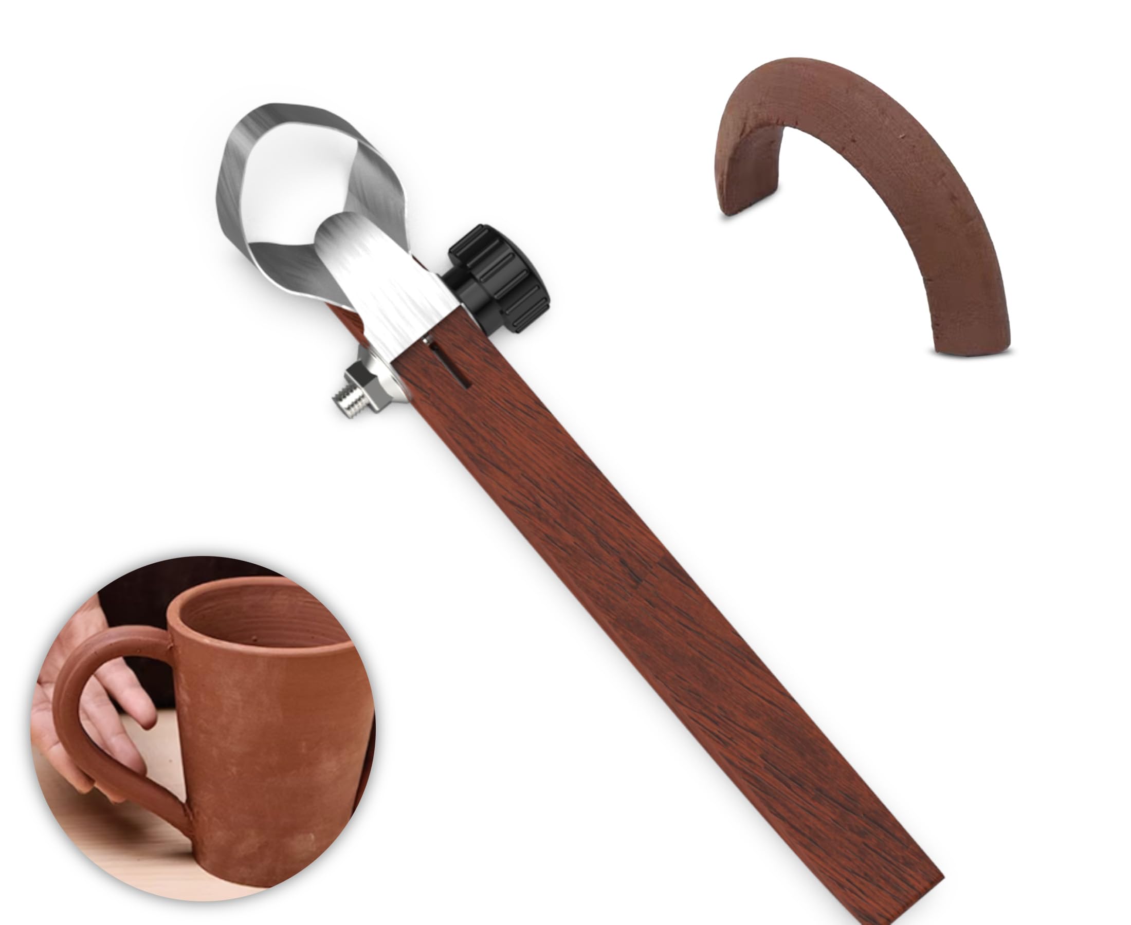 Snapklik.com : GEOCCI Pottery Handle Making Tool Pottery Carving Tools ...