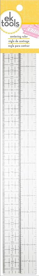 Amazon.com: EK Tools Acrylic Pro Centering Ruler-16"