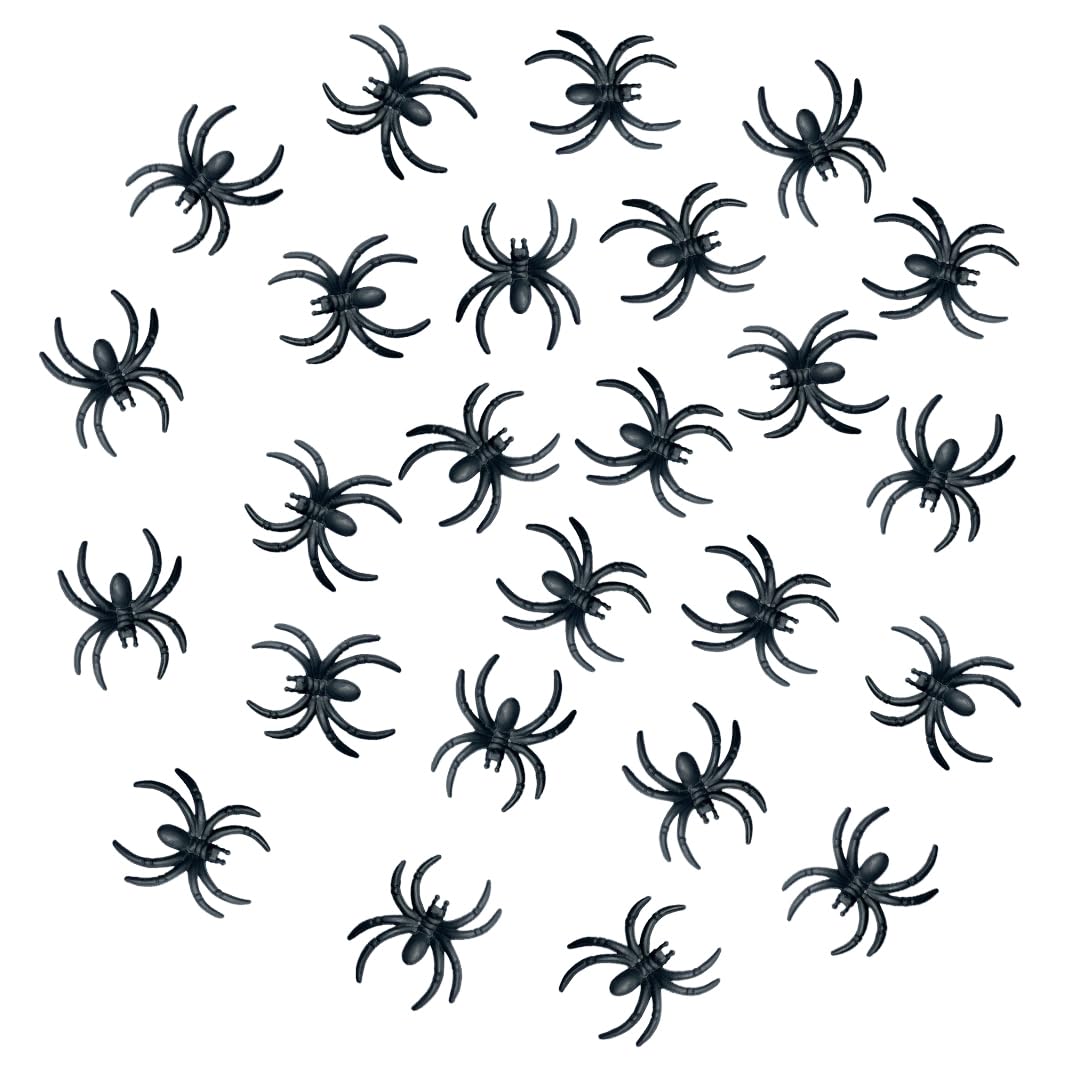 Amazon.com: Seasons Fake Spiders for Halloween Decoration, 25 Pcs ...