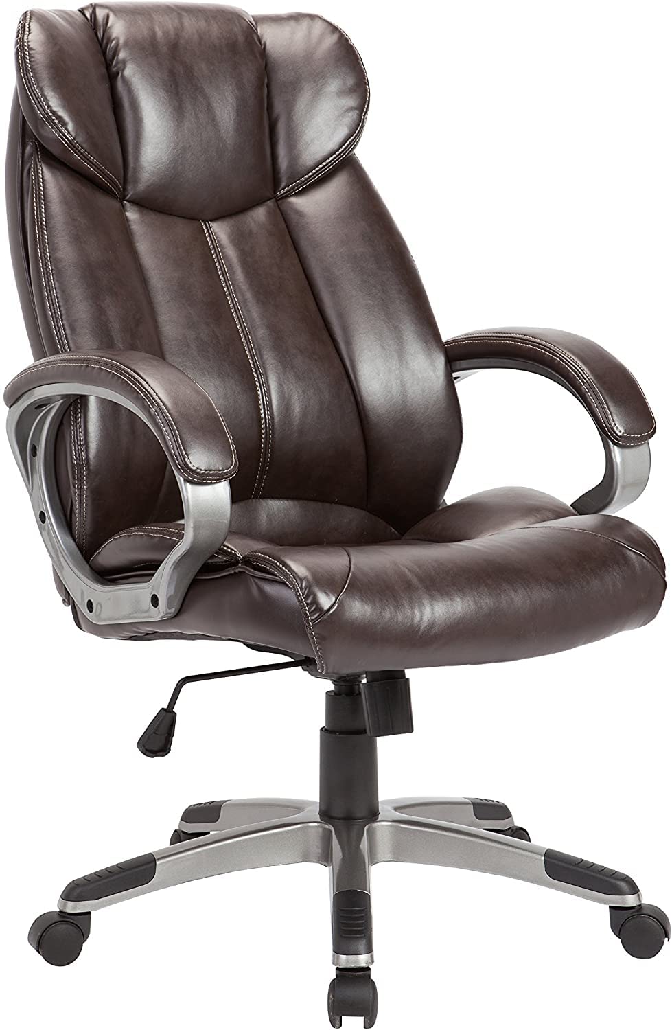 AC Pacific OC-09-N Modern Gas Lifted Upholstered Adjustable Swivel ...