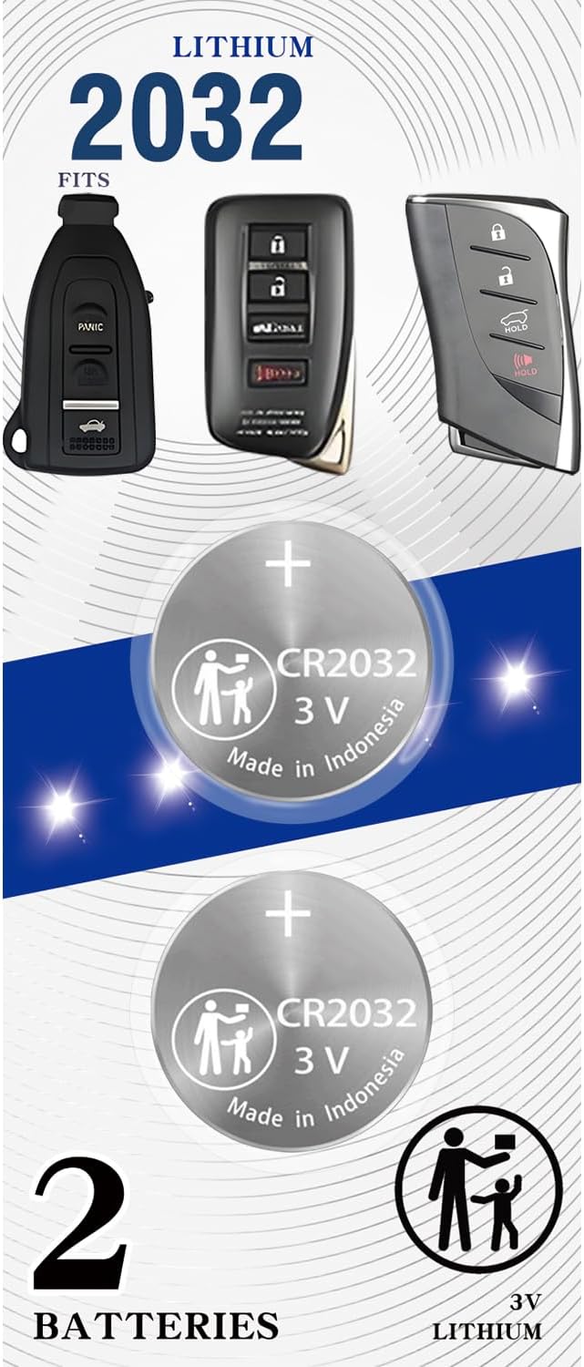 Amazon.com: uuam Key Fob Replacement Batteries for Lexus,(2 Pack ...