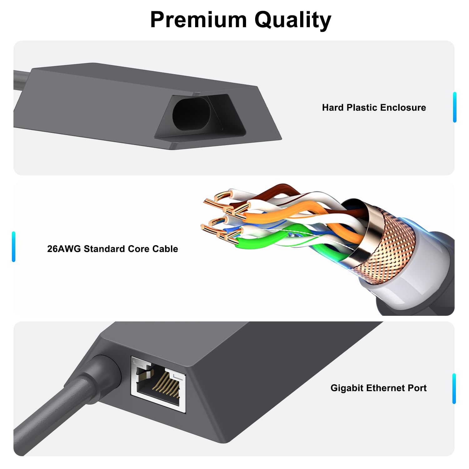 Snapklik.com : Ethernet Adapter For Satellite Internet V2 Gigabit RJ45 ...