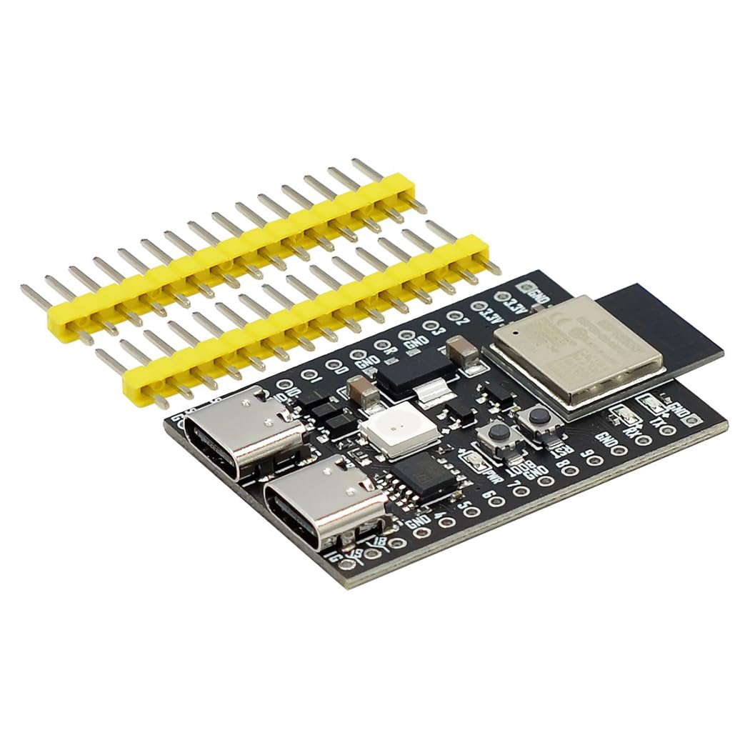 HiLetgo ESP32-C3 ESP32-C3-DevKitM-1 Core Board Dual Type-C Development ...