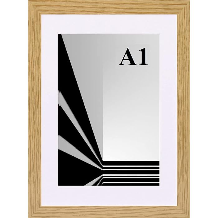 Buy Frame Eazy Modern A1 Oak Photo Picture Frame Wooden Poster Frame ...