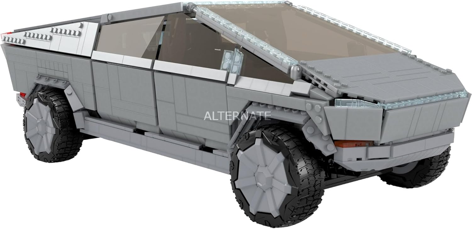 MEGA Tesla Cybertruck Vehicle Building Set, Building Toy for Collectors ...