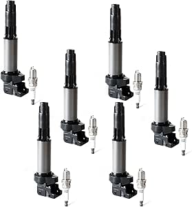 Amazon.com: DEEGOOLY 6PCS UF522 Ignition Coils Pack & 7092 Iridium Spark Plugs Compatible with ...