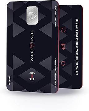 Amazon.com: VAULTCARD - RFID Blocking & Jamming Credit & Debit Card ...