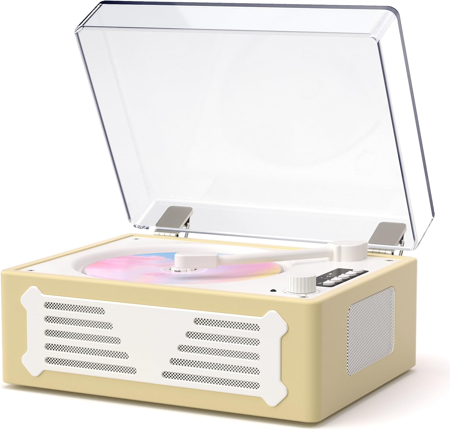 Amazon.com: Portable CD Player for Home with Bluetooth Out/in, Vintage ...