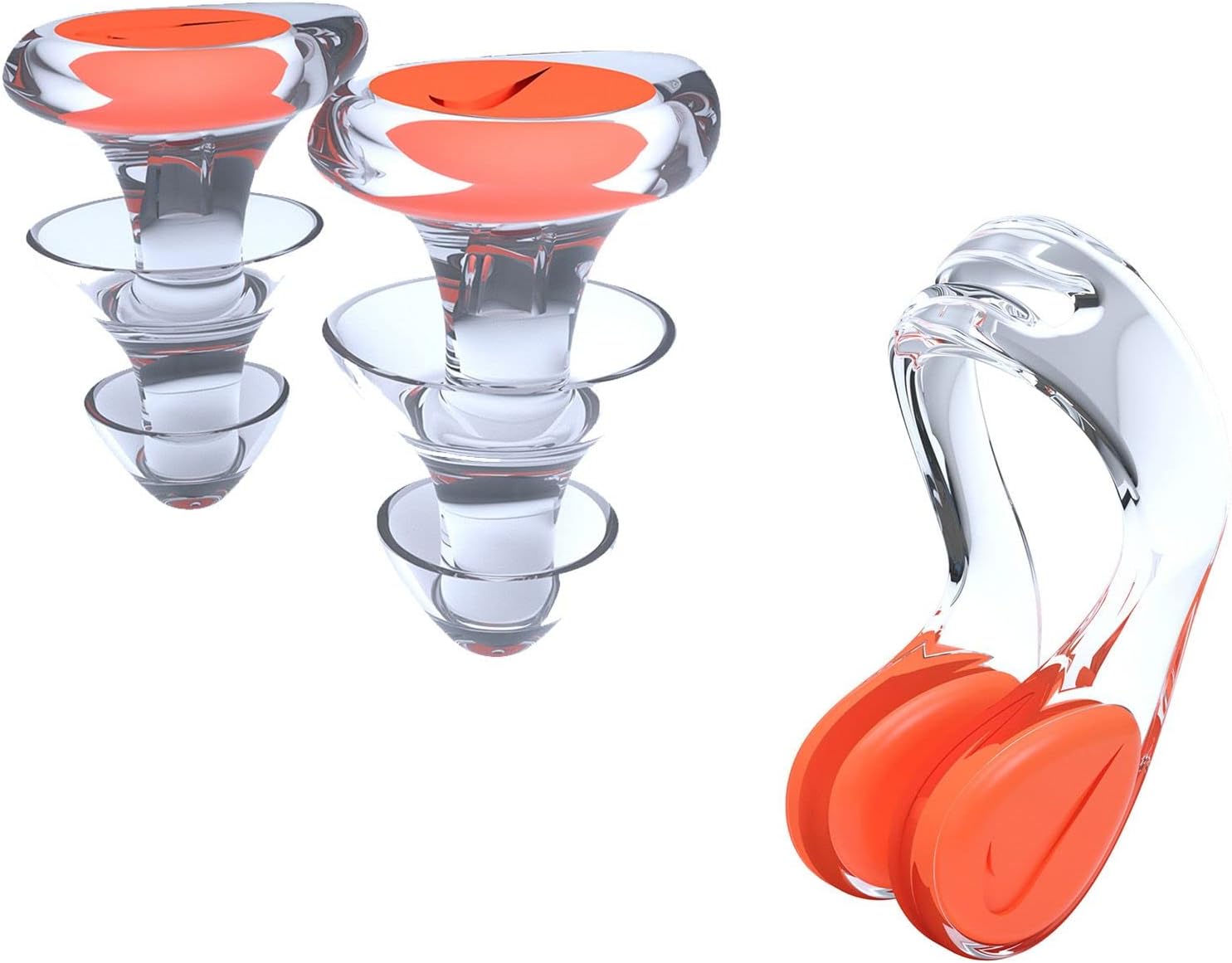 Amazon.com: Nike Ear Plugs and Nose Clip Set-One Size : Sports & Outdoors