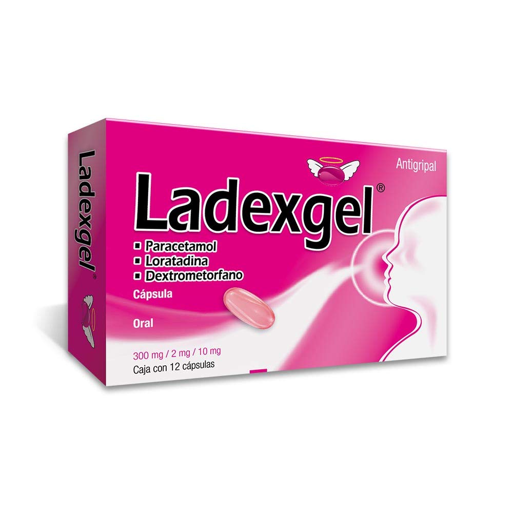 Ladexgel Antigripal | Antihistamínico, analgésico, descongestivo nasal ...