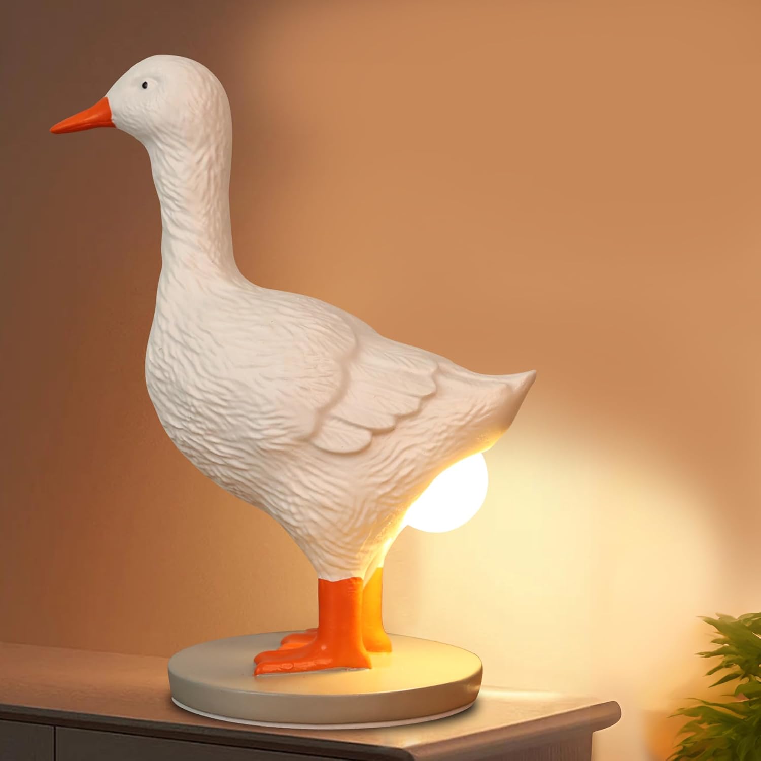 Hinittey Duck Laying Eggs Lamp, Ducky Egg Lamp LED Egg Light Cute Resin ...