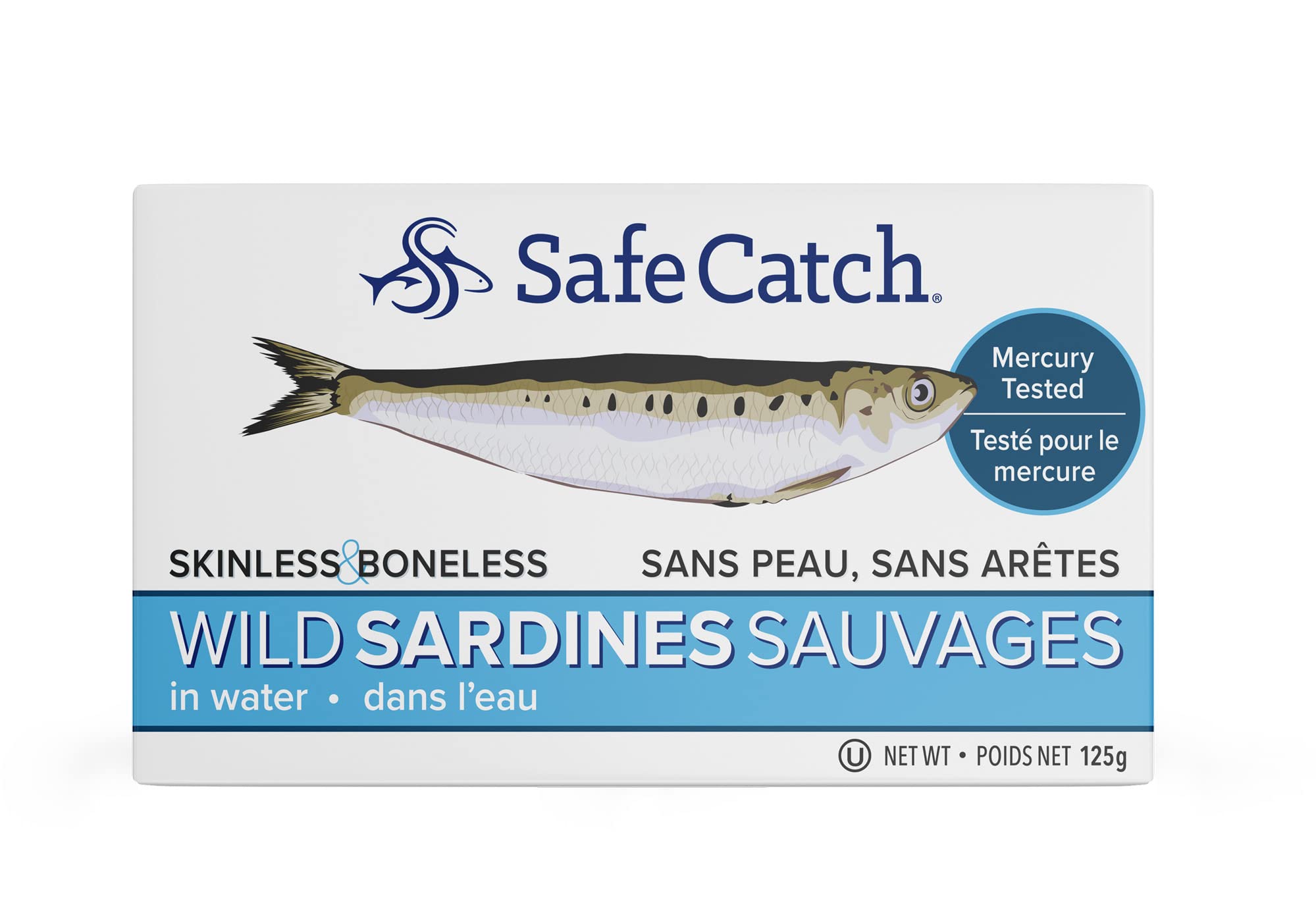Safe Catch Wild Sardines in Water Skinless Boneless Wild-Caught Sardine ...