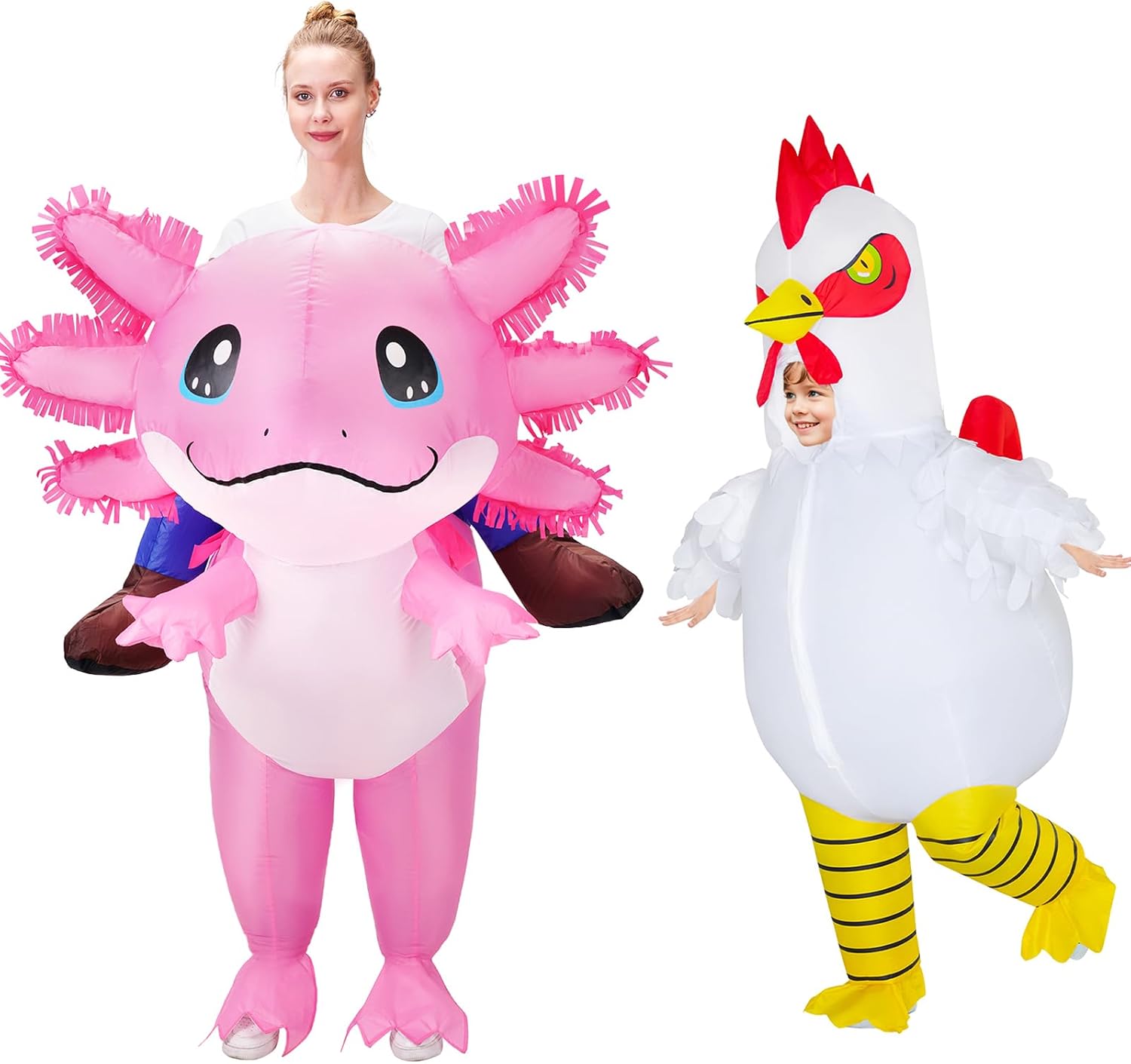 Amazon.com: Stegosaurus Axolotl Costume Inflatable Costumes for Adult ...