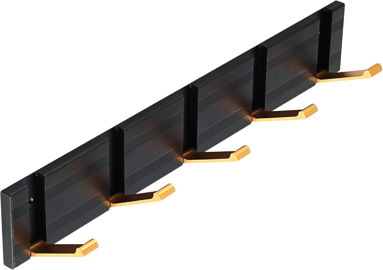 Amazon.com: Alise Folding Coat Rack Wall Mount,Coat Hanger Rail with 5 ...