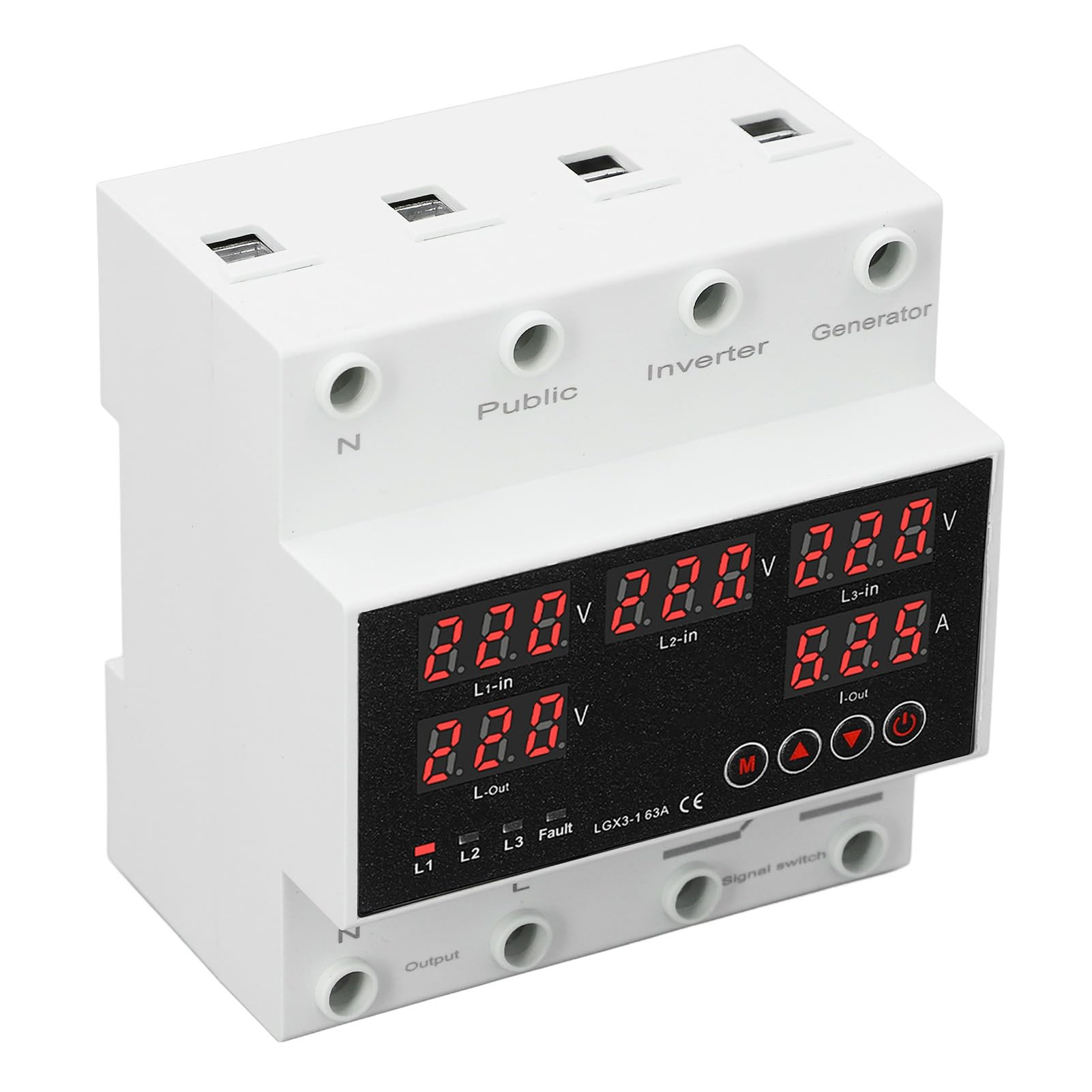 3 Phase Generator Changeover Switch 4 Wire Automatic Transfer Switch ...