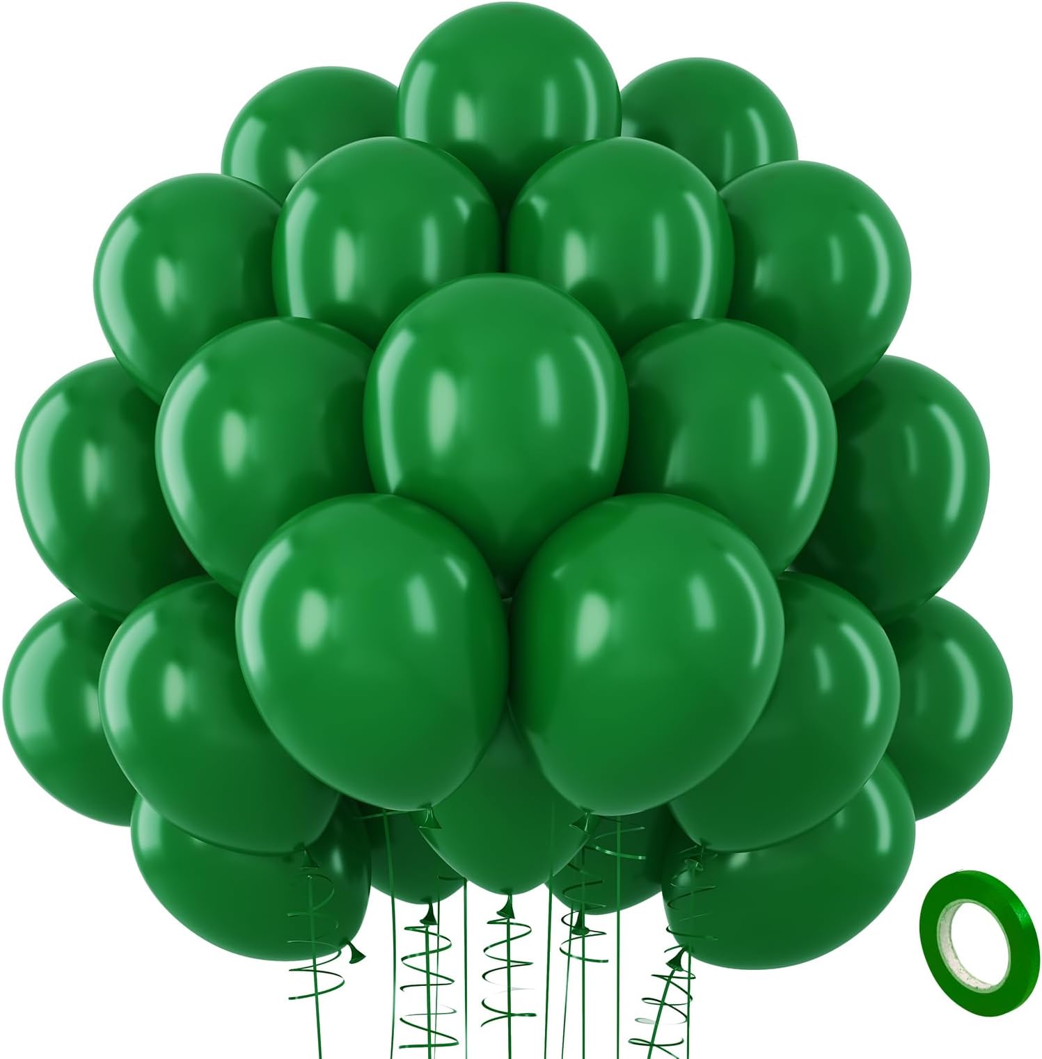 Amazon.com: Forest Green Latex Balloons, 12" (10-Pack) - Premium ...