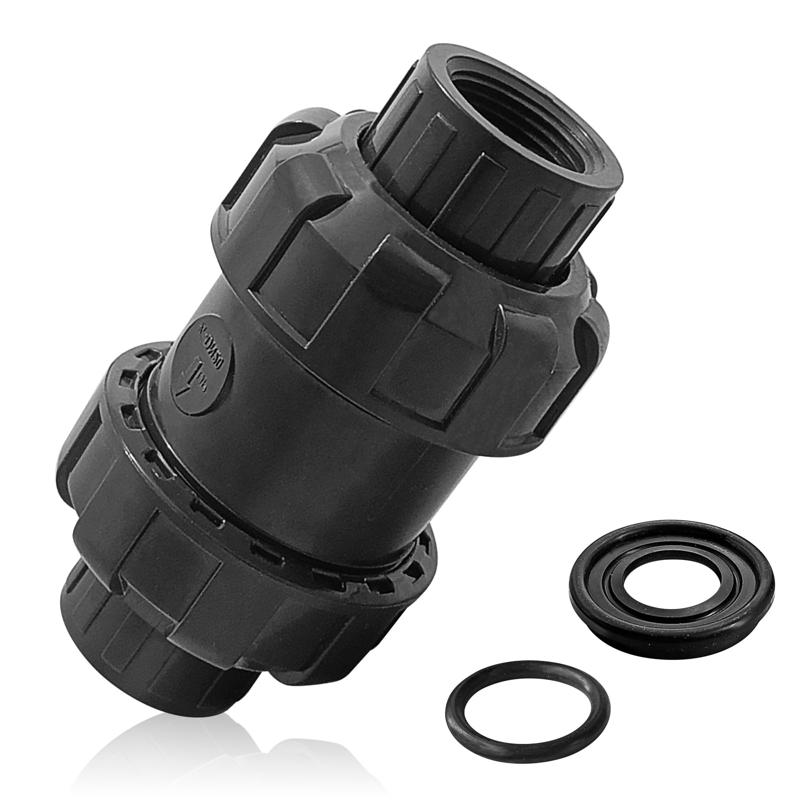 Snapklik.com : 1in NPT PVC Spring Check Valve, UPVC Swing Utility Water ...