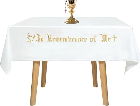 Amazon.com: VitalCozy Large in Remembrance of Me Altar Frontal 88 ...