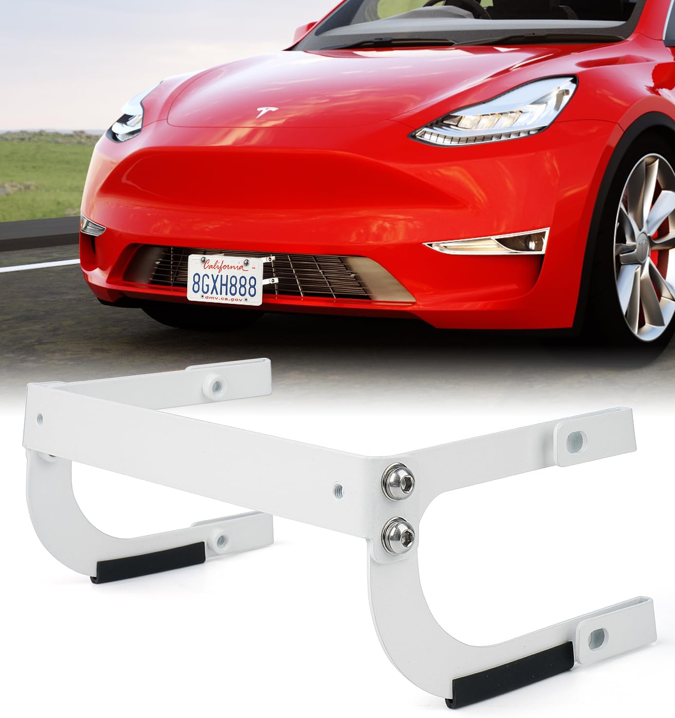 Amazon.com: Aluminum Front License Plate Holder Compatible with 2020 ...