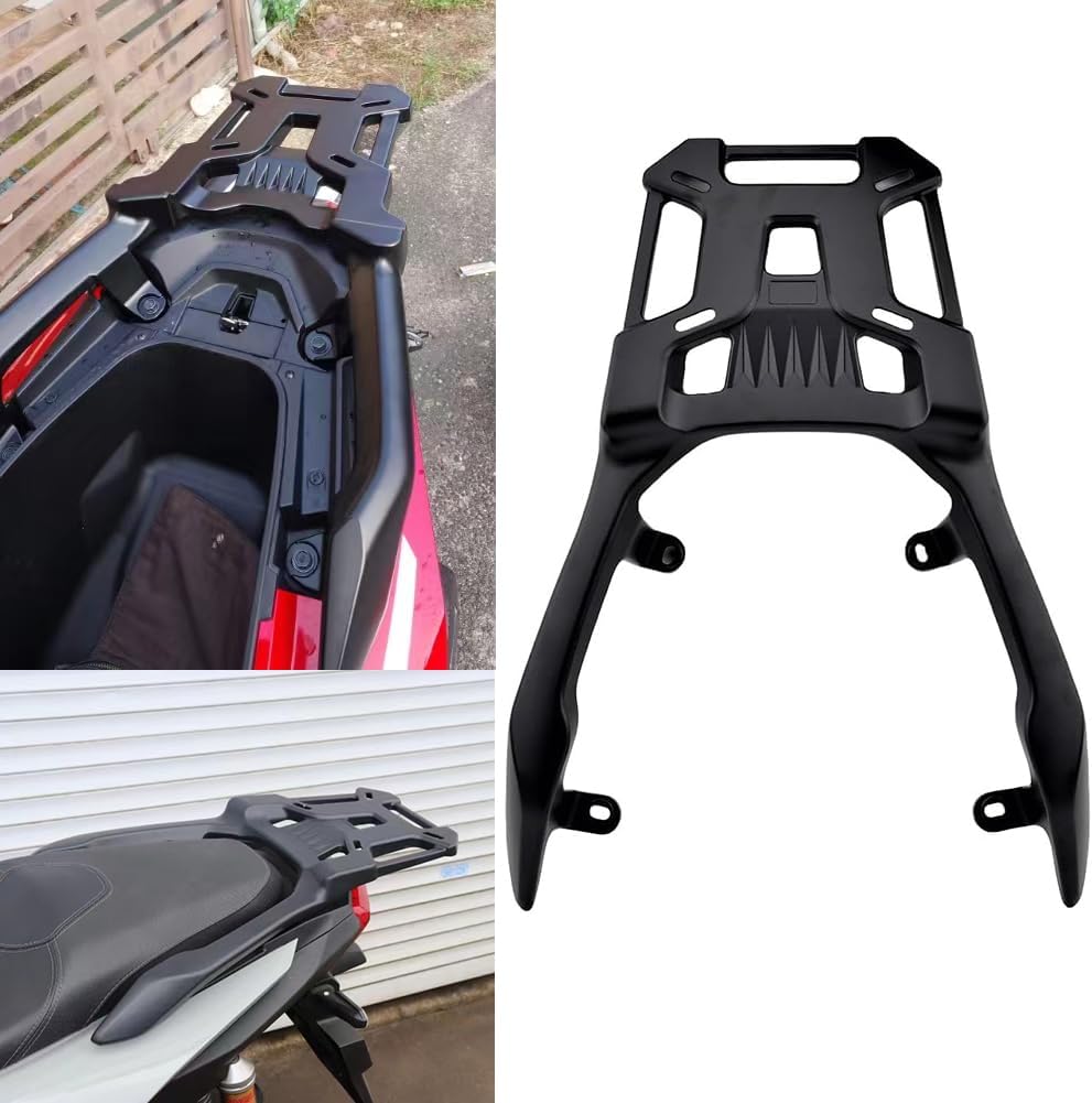 Amazon.com: GP Kompozit Rear Luggage Rack Black Compatible for Honda ...