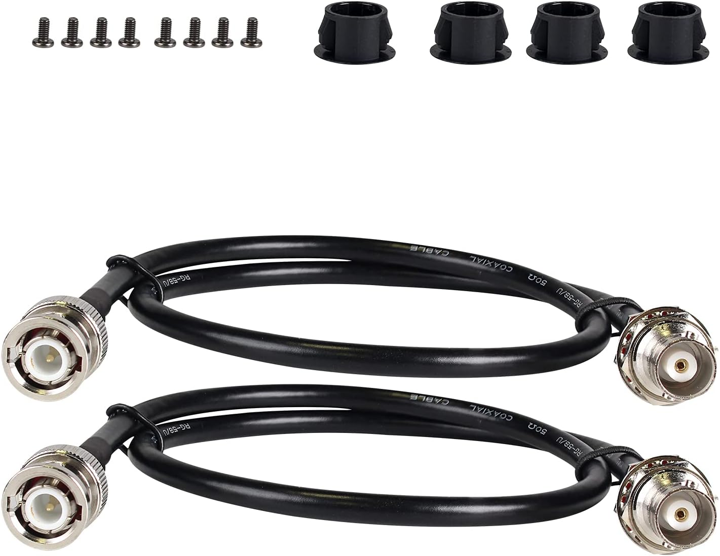 Amazon.com: Generic 19inch Antenna Re-location Rack Mount Kit 1U Front ...