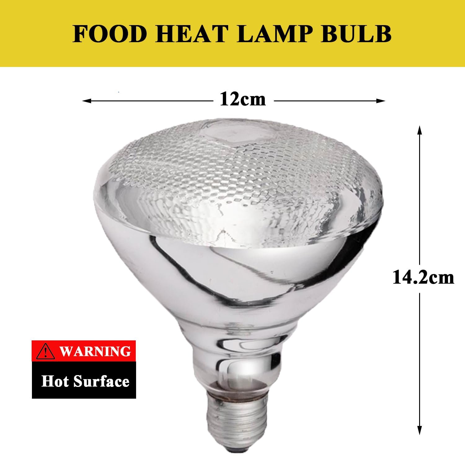 Table Top Food Heat Lamp with Single Bulbs Food Warmer Buffet Heating ...