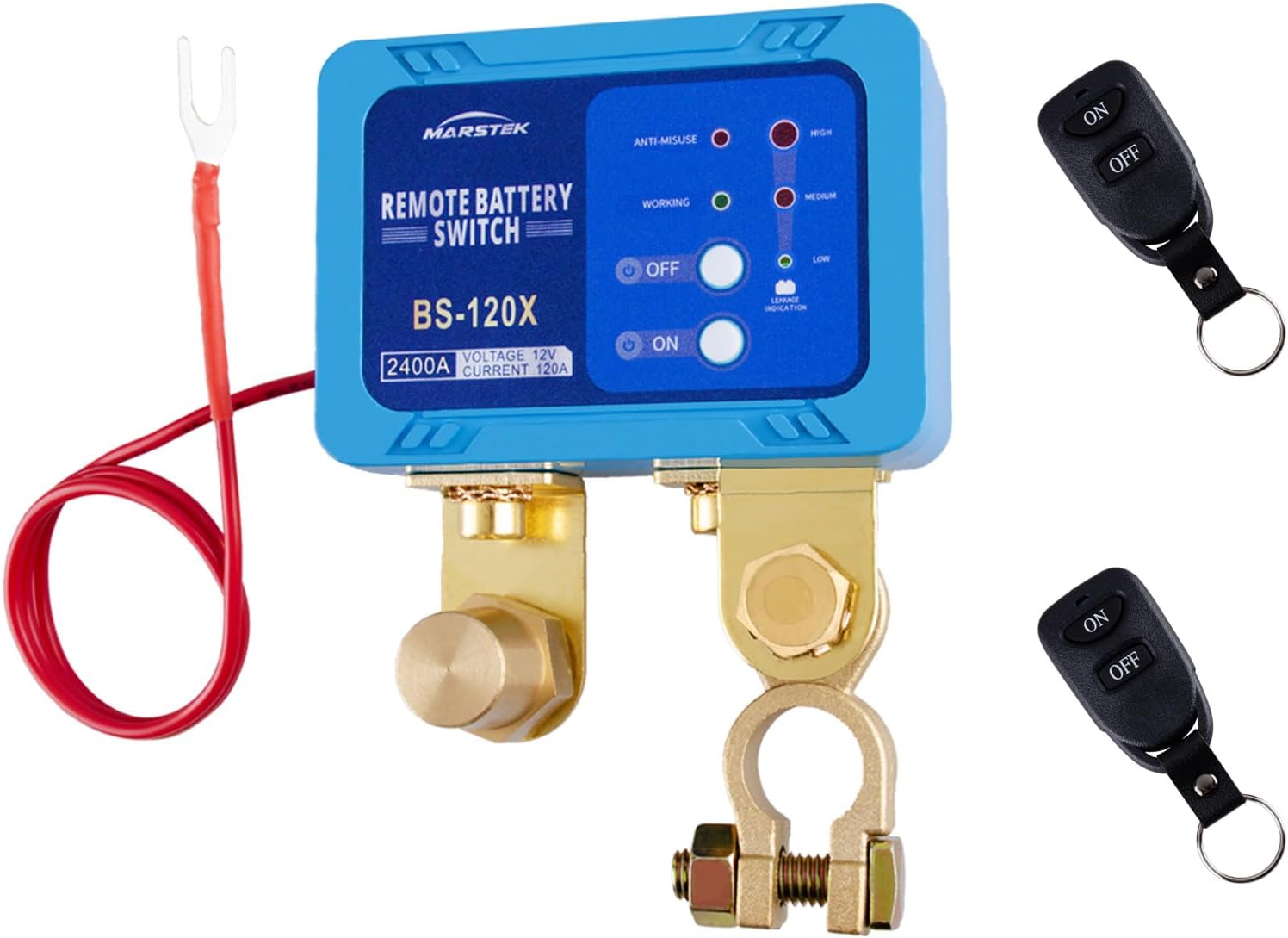 Kill Switch for Car, Battery Cut Off Switch 12V 120A, Smart Automatic ...