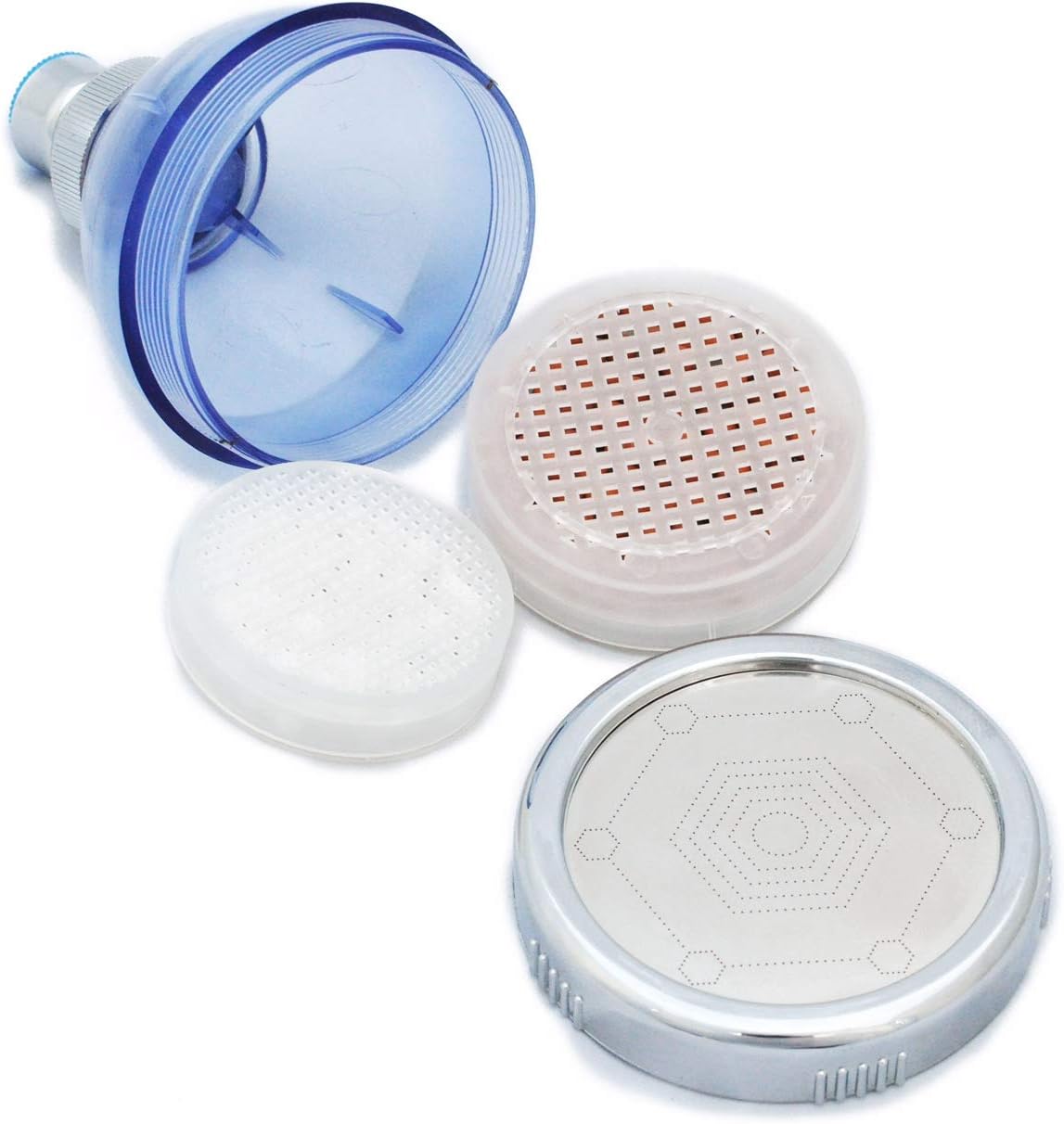 Replacement Filter for the Blue Rain Shower Head: Dechlorinating Shower ...