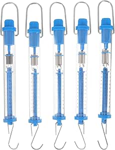 Amazon.com: ULTECHNOVO 5pcs Spring Dynamometer Plastic Tubular Spring ...