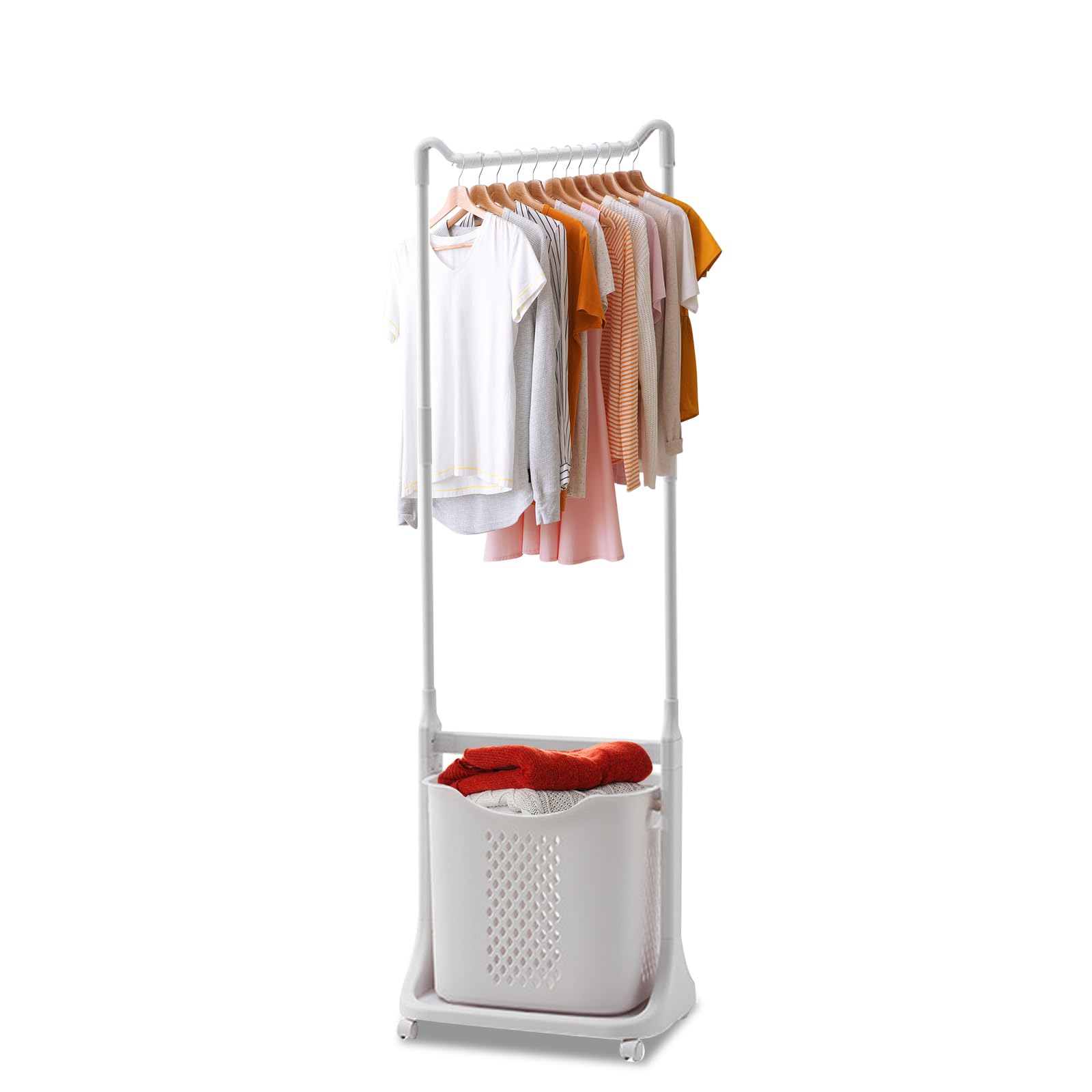 Minimalist cat ear clothing racks for hanging clothes, detachable dirty ...