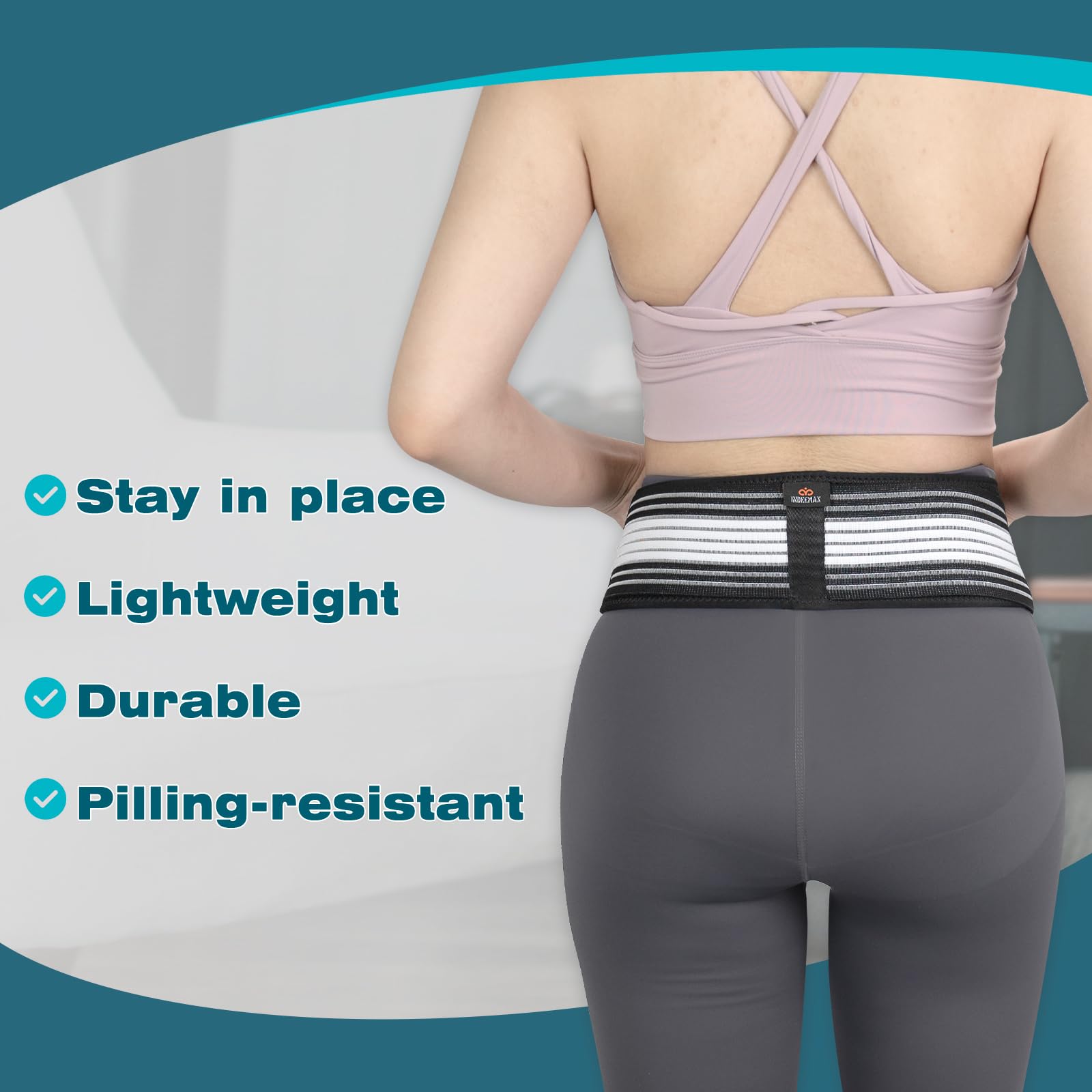 Snapklik.com : INDEEMAX Si Joint Belt For Women Men, Adjustable Hip ...