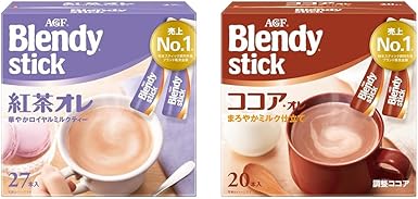 Amazon | 【セット買い】AGF ブレンディ スティック 紅茶オレ 【 ミルクティー 】 27個 (x 1) + AGF ブレンディ スティック ココア・オレ 20本 【 ミルクココア ...