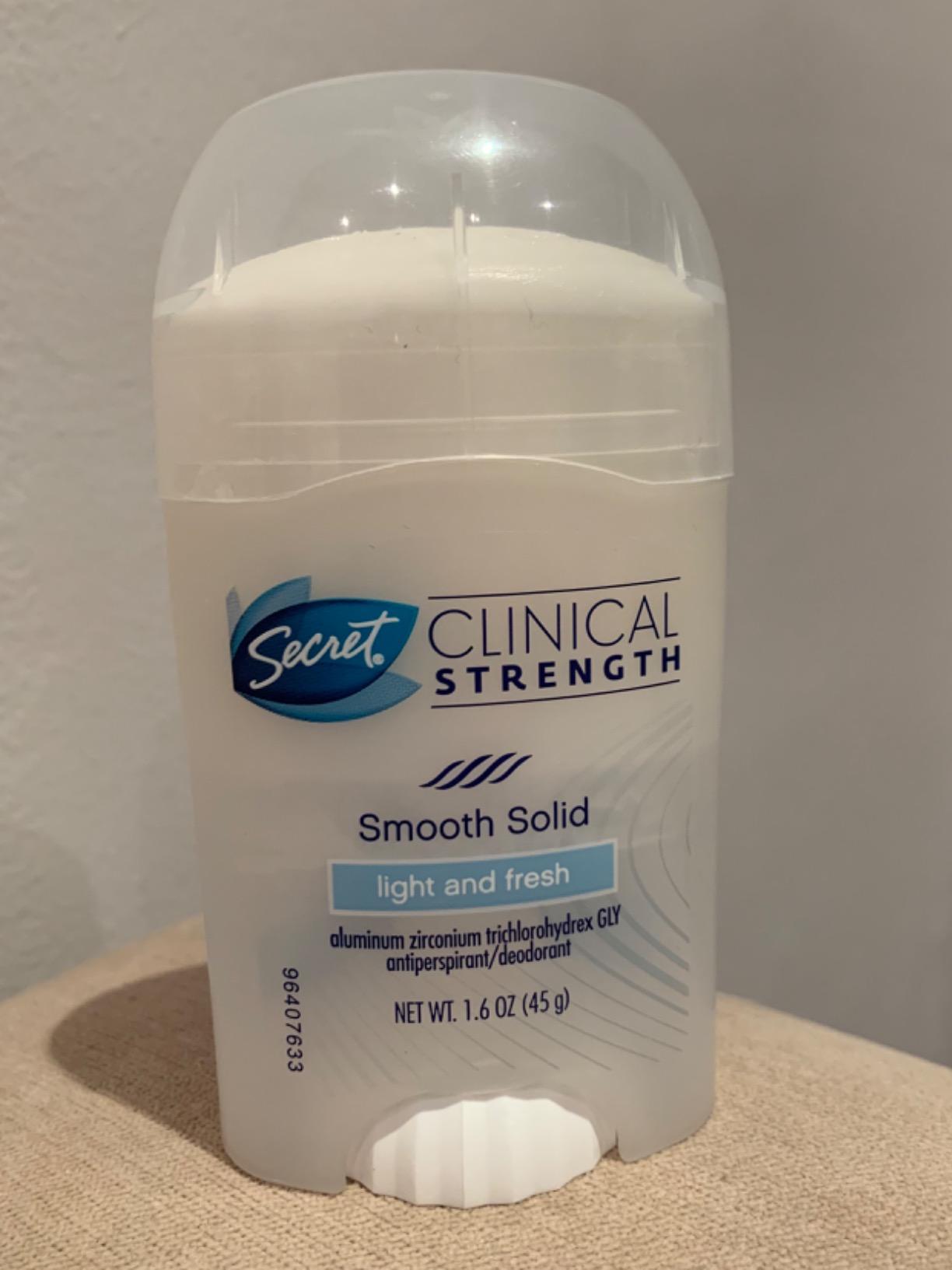 Secret Antiperspirant and Deodorant for Women, Clinical Strength Soft ...