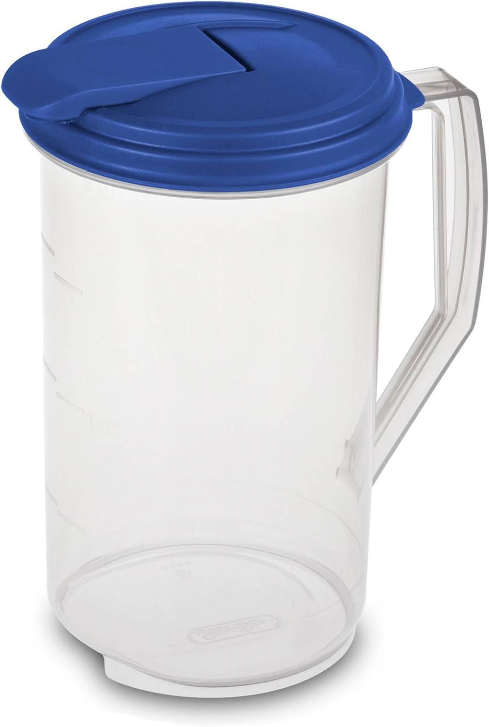 Amazon.com: Sterilite 2 Qt Round Pitcher, Spout and Handle for Easy ...