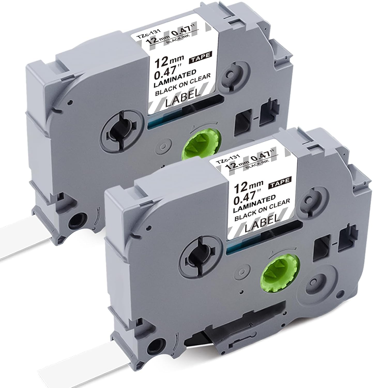 Amazon.com: BEYONDTEK TZ Tape 12mm 0.47 Laminated Clear Compatible for ...