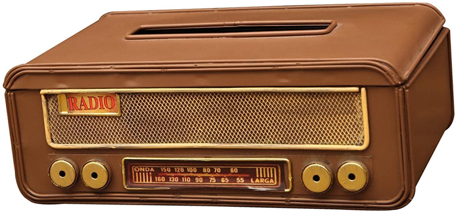 Amazon.com: Tissue Box Holder,Tissue Box, Radio Shape Tissue Box Facial ...