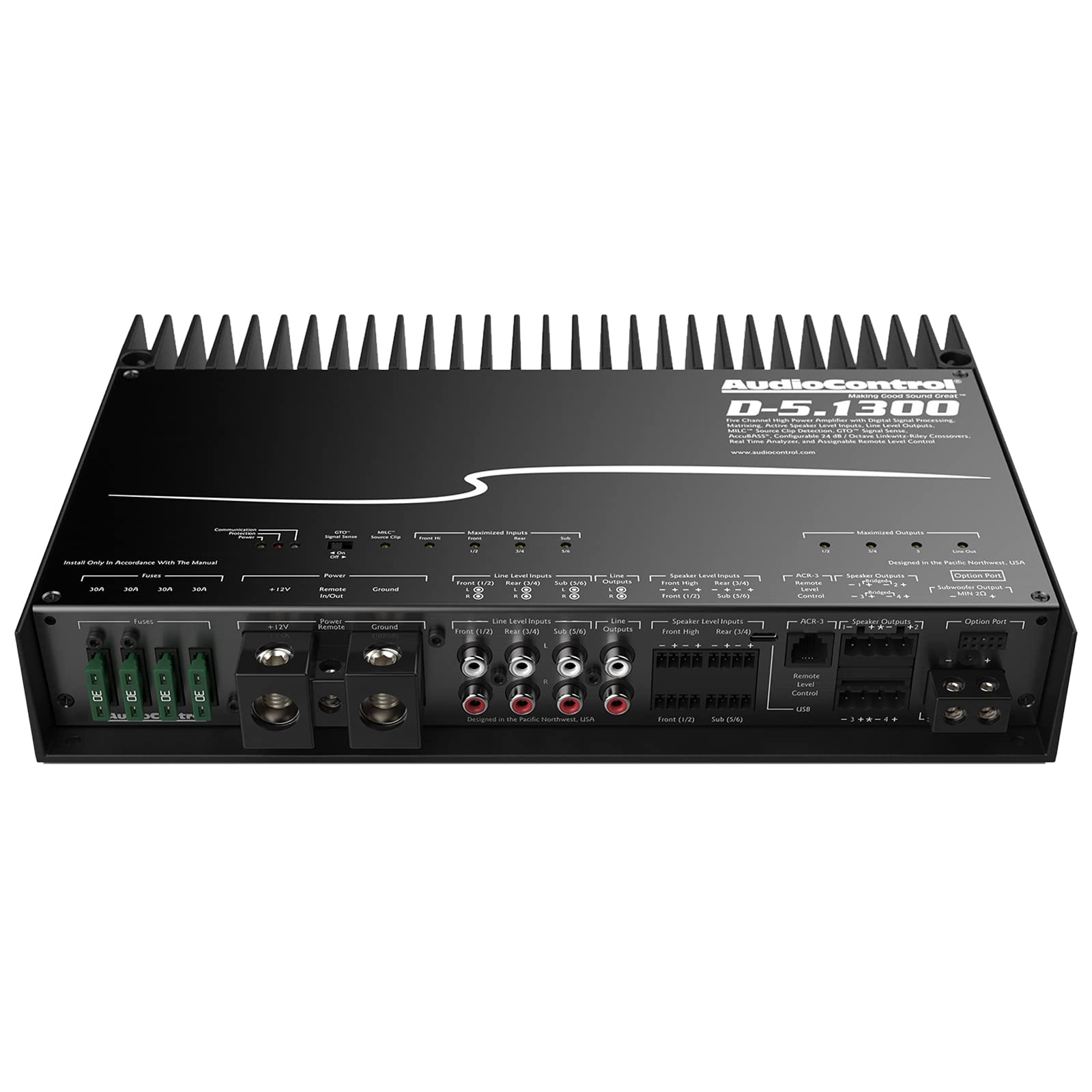 Buy AudioControl D 5 1300 High Power DSP Multi Channel Amplifier With