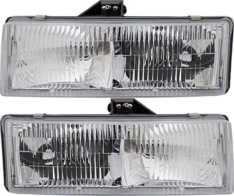 Amazon.com: Compatible with Chevrolet Chevy Astro/GMC Safari Headlights ...
