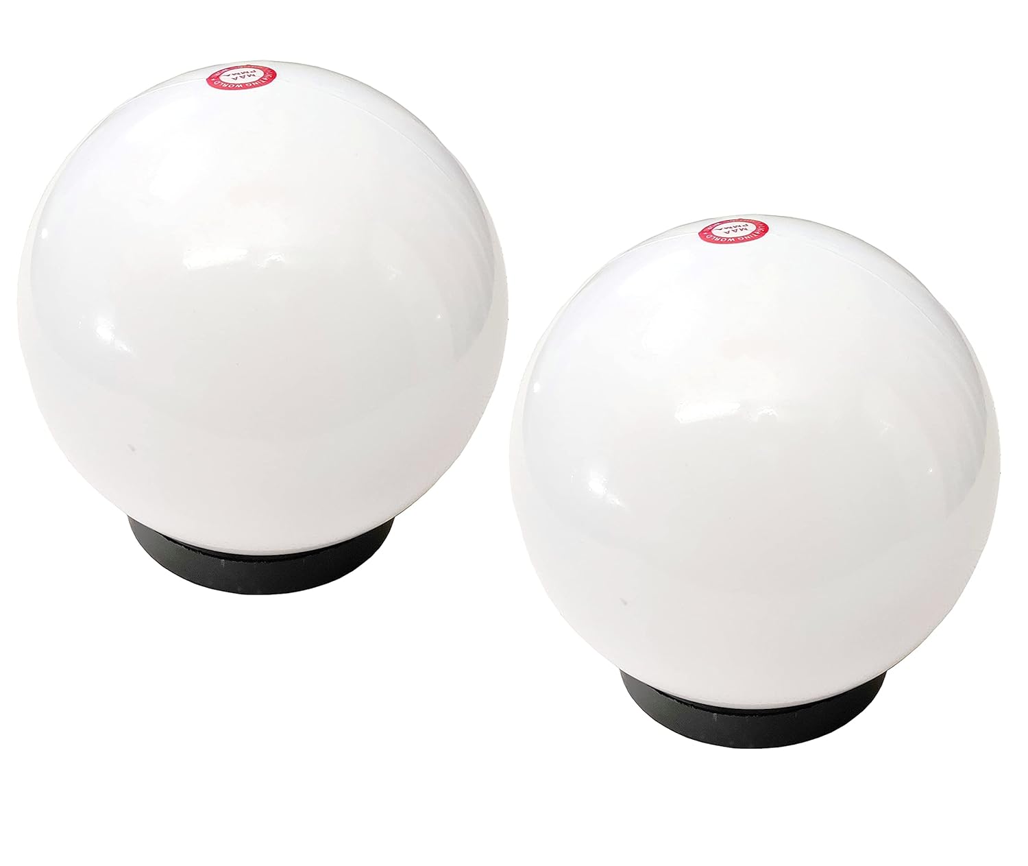 Lyse Decor Milky Doom Gate/Garden Outdoor Light (8 inch, Pack of 2 ...